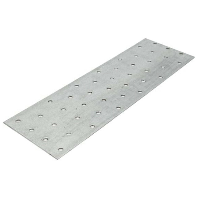 Пластина соединительная 240×80 мм для металлических каркасов и крепежа, монтажная деталь