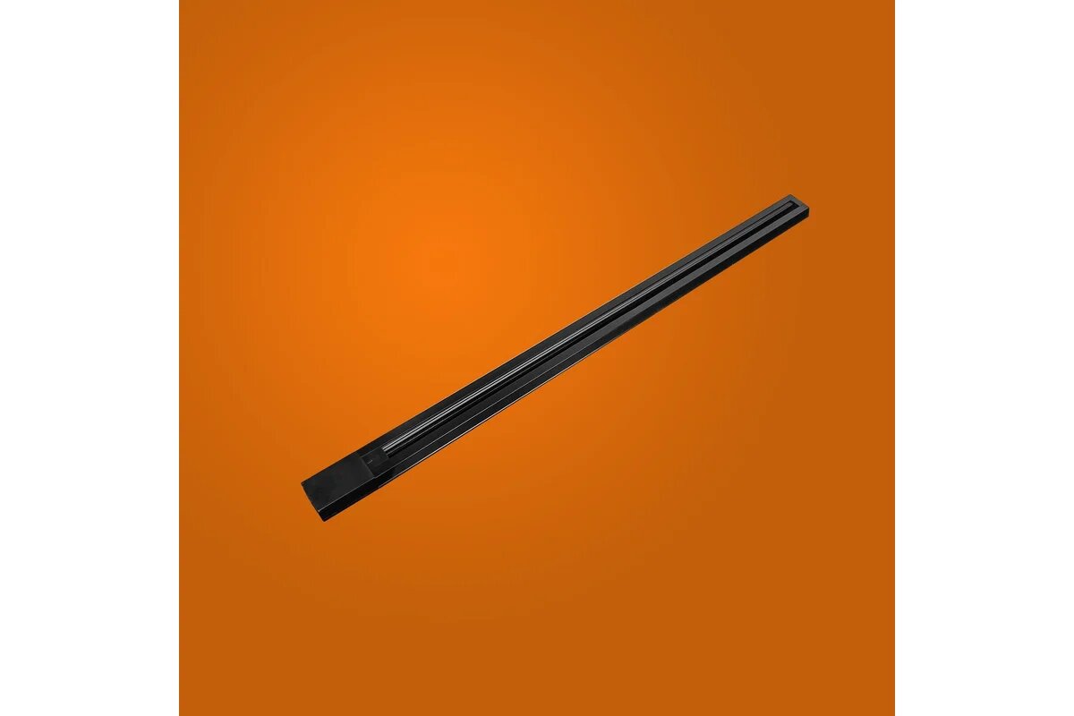 ISVET Шинопровод трековый однофазный черный, TRK-RAIL, шина трек 1 м TRK-RAIL-1-2