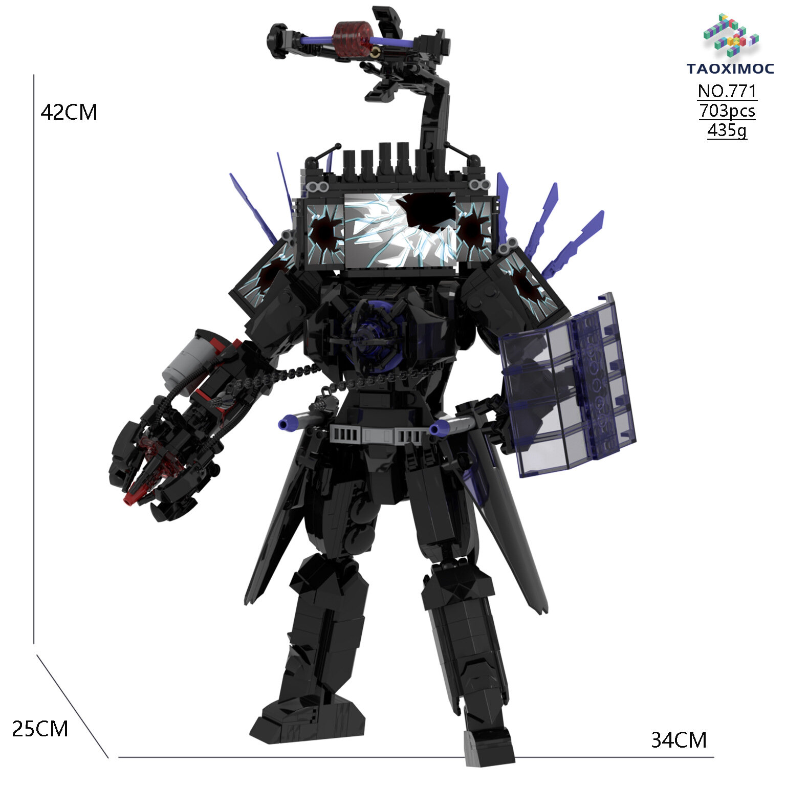 Эксклюзивная трансграничная поставка строительных блоков «Человек-туалет», «Человек-часы», «Титан-электрическая дрель-дракон», «Телечеловек-головоломка», собирающий игрушечные фигурки