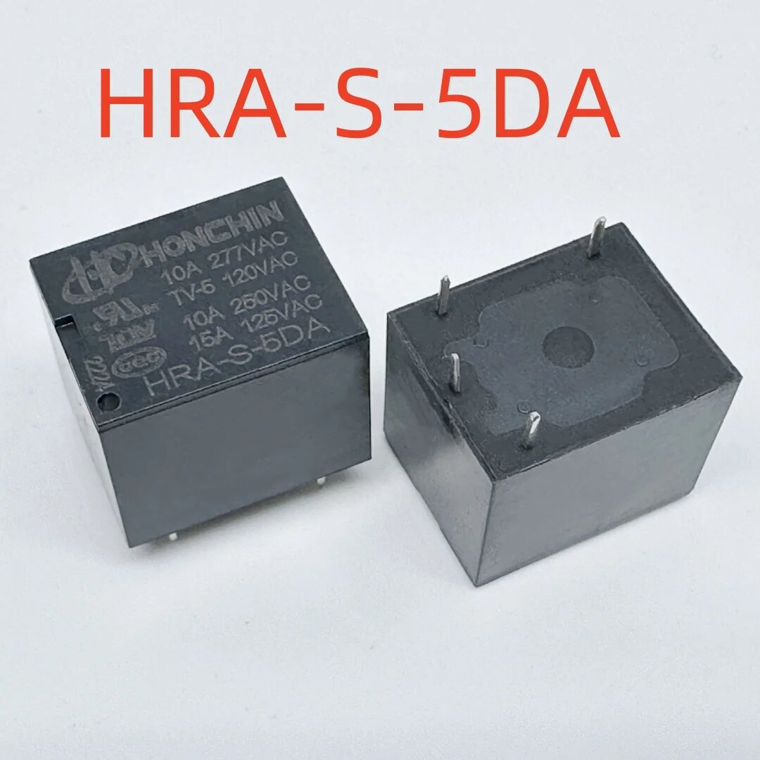 Реле HRA-S (T73A-Coil:5V9V/12V/24V-10A) 4-контактное HRA-S-5DA 5V