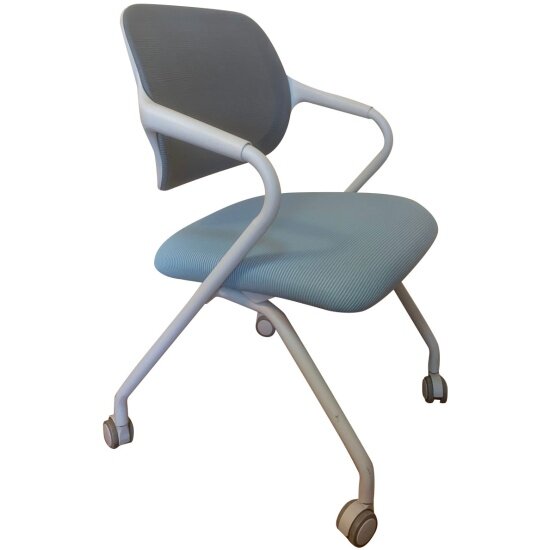 Кресло офисное Sunon Winger-2 Сиденье сетка голубая/Спинка сетка серая(CW-AN70H (голубая))
