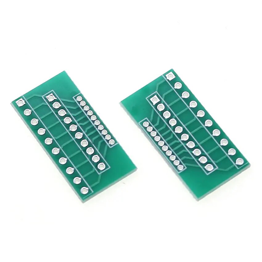 20pin Double Row Test Board с иглами, Цвет: E — фото 1