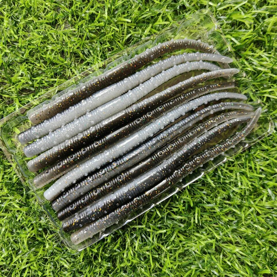 MUKUN набор искусственных червей для рыбалки 10 шт. GD29 10PCS 05