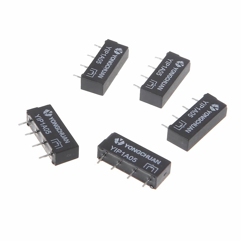 Реле с герконом SIP-1A05 5V 4pin