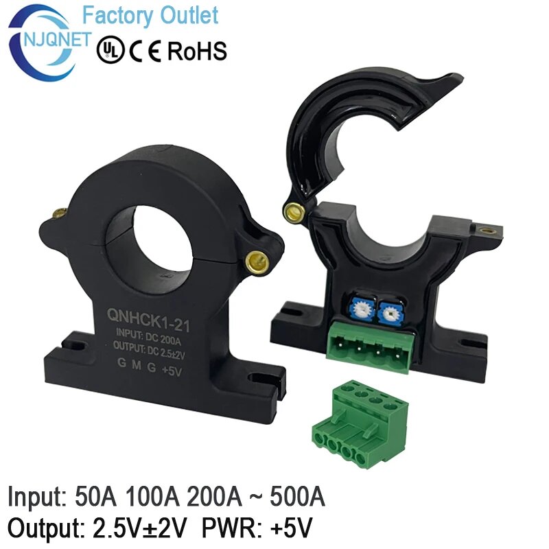 Датчик тока Холла NJQNET QNHCK1-21 100A 2.5V 2V