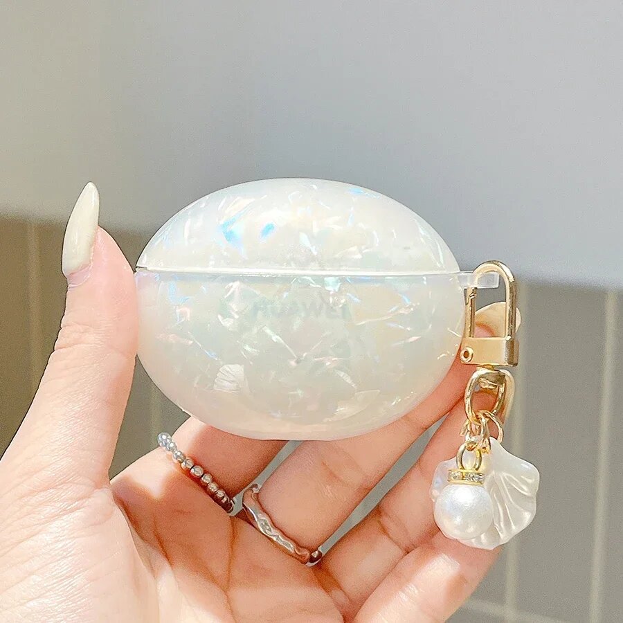 Роскошный чехол для наушников с цветочным принтом для Huawei Freebuds 5i 6i Se2 SE 4/Pro 3 4, чехол с бесплатным зажимом/freebuds 6i, силиконовый чехол для наушников