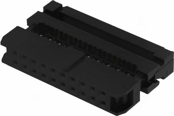 Разъем IDC CONNFLY DS1017-20MA2B "мама" PIN 20 IDC шлейф 1мм gold flash 1шт