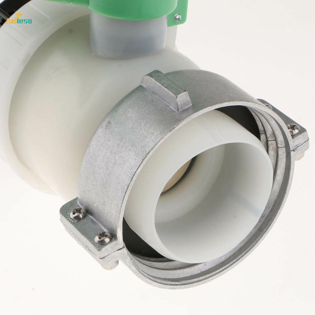 2-дюймовый 1000-литровый IBC-водяной бак с завинчивающимся шаровым краном HDPE BSP DN50 75 мм