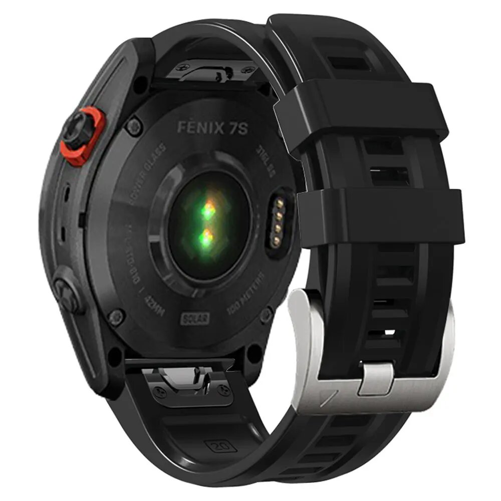 Ремешок Garmin Fenix 5S/7S/6S черный