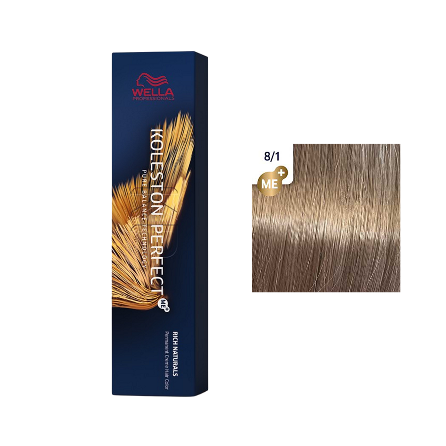 Wella Koleston Perfect ME+ 8/1 - Стойкая краска песчаная буря 60 мл