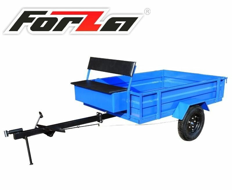 Телега-прицеп для мотоблока ТПМ 2-221 FORZA-3М, тормоз, до 500кг (Нева, Ока, Каскад, МБ)