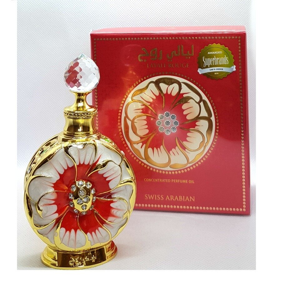 SWISS ARABIAN Арабские масляные духи Layali Rouge / Лаяли Руж, 15 мл.
