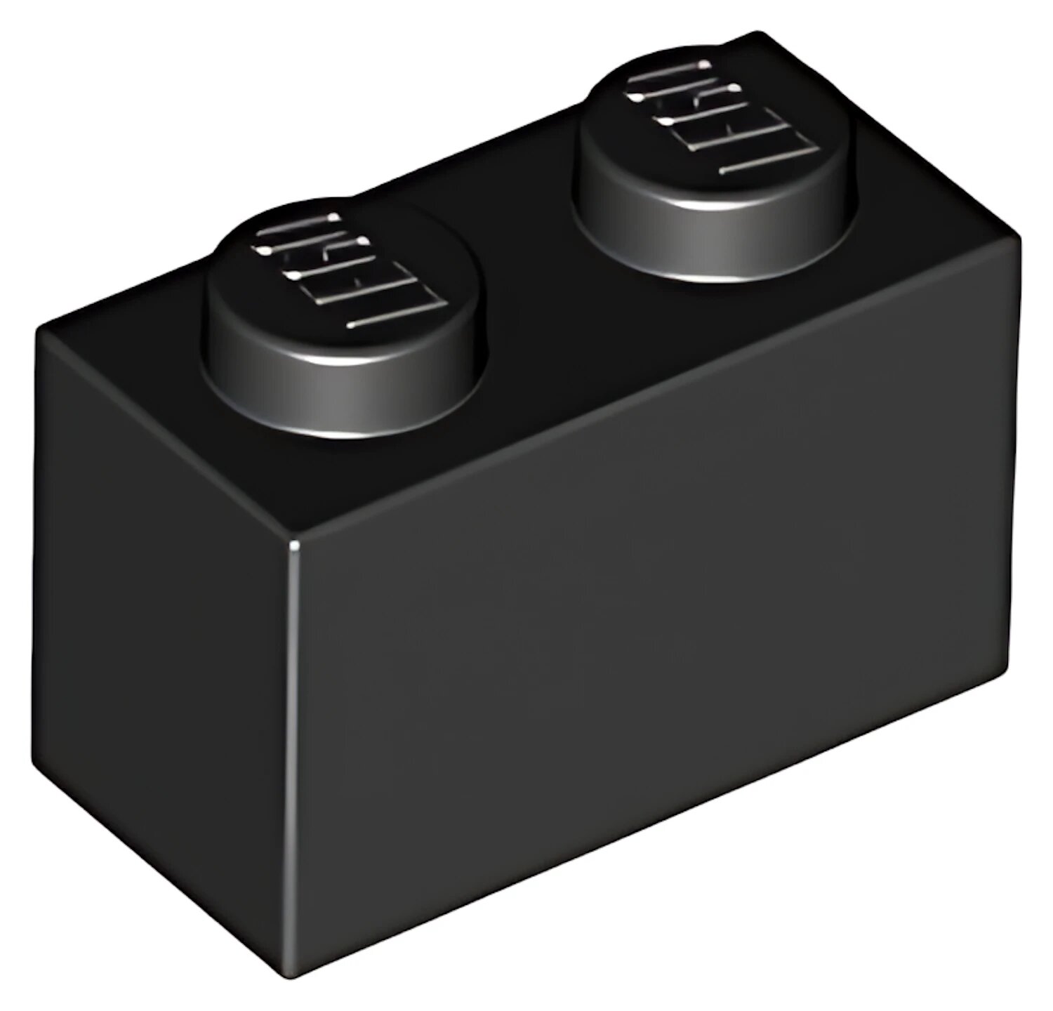Деталь LEGO Кирпич LEGO Brick 1 x 2 3004 (93792) Black U
