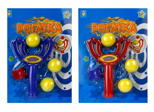 1toy Рогатка с 3 шариками