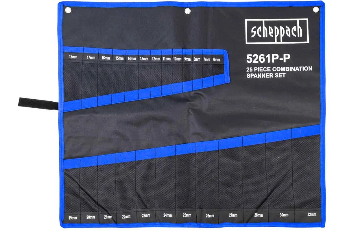 Scheppach Органайзер тканевый для набора ключей 25пр. Sch-5261P-P(59122)