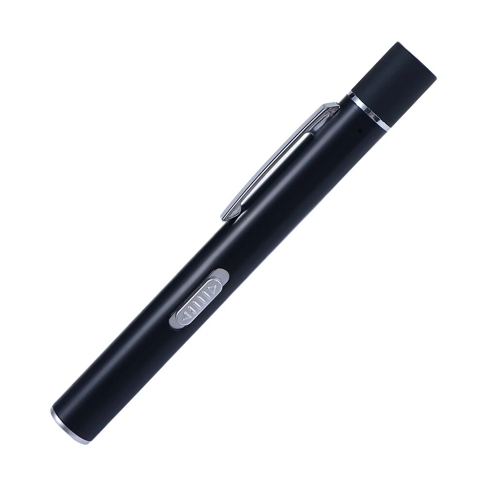 Фонарик-ручка LED Pen Light нержавеющая сталь Black
