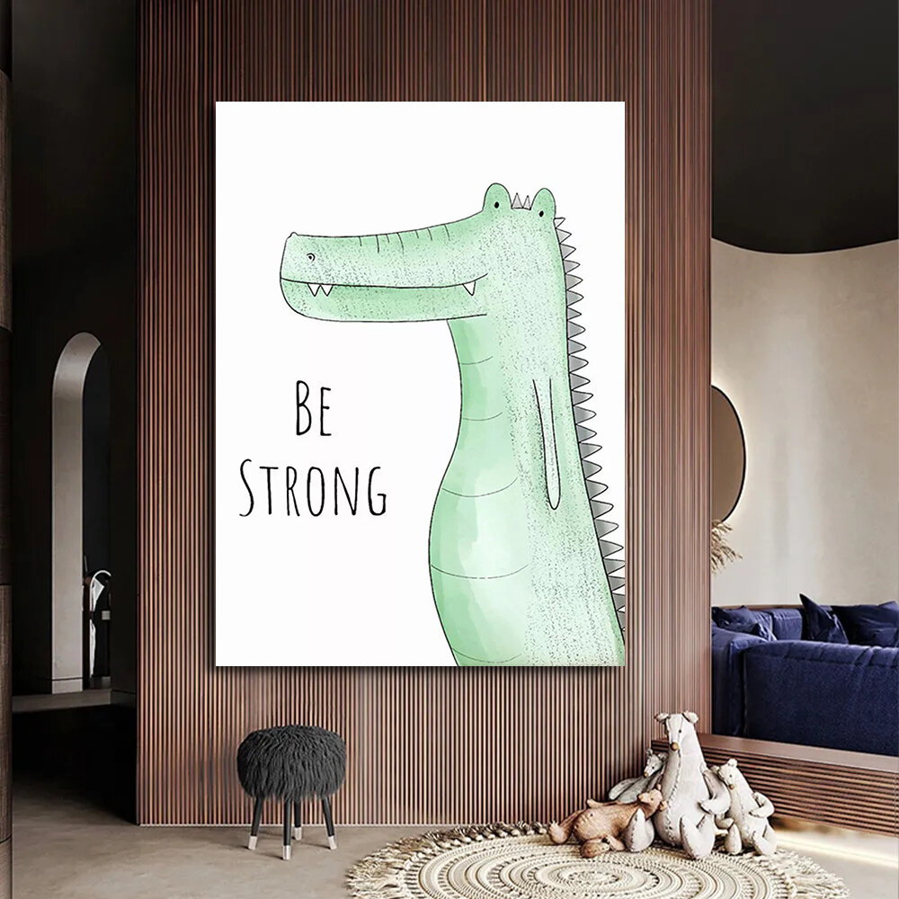 Звери / Картина в детскую комнату, картина на холсте / на стену, 40х60 см.