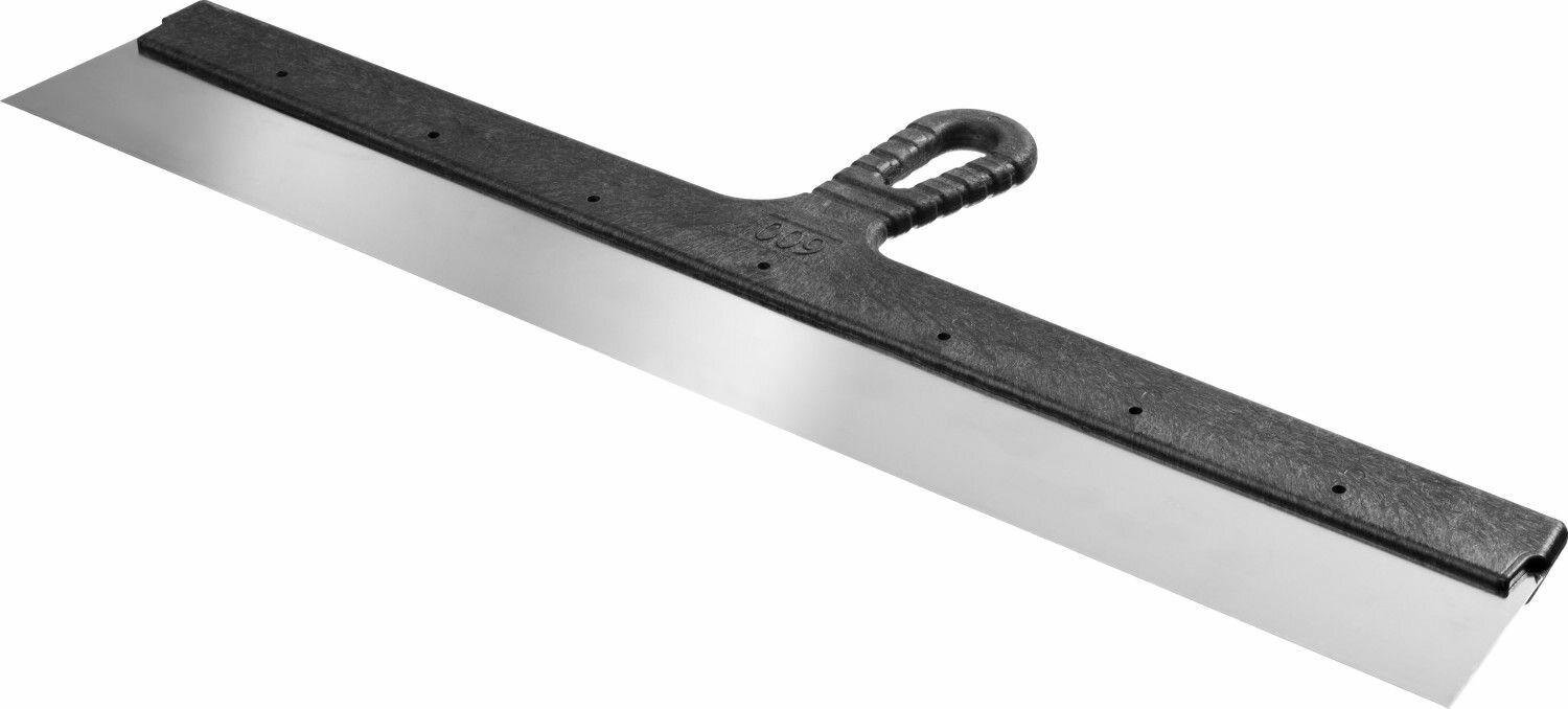 Шпатель фасадный СИБИН, 600 мм, пластиковая ручка, нержавеющий 10079-600_z01