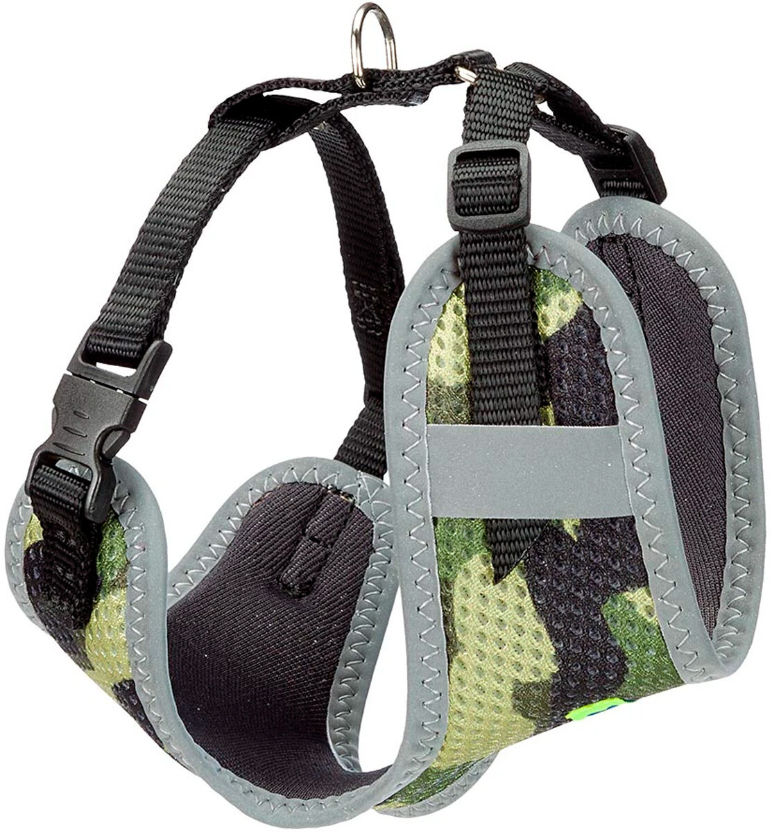 Шлейка для собак маленьких пород Ferplast Fashion P XXS зеленая (1 шт)