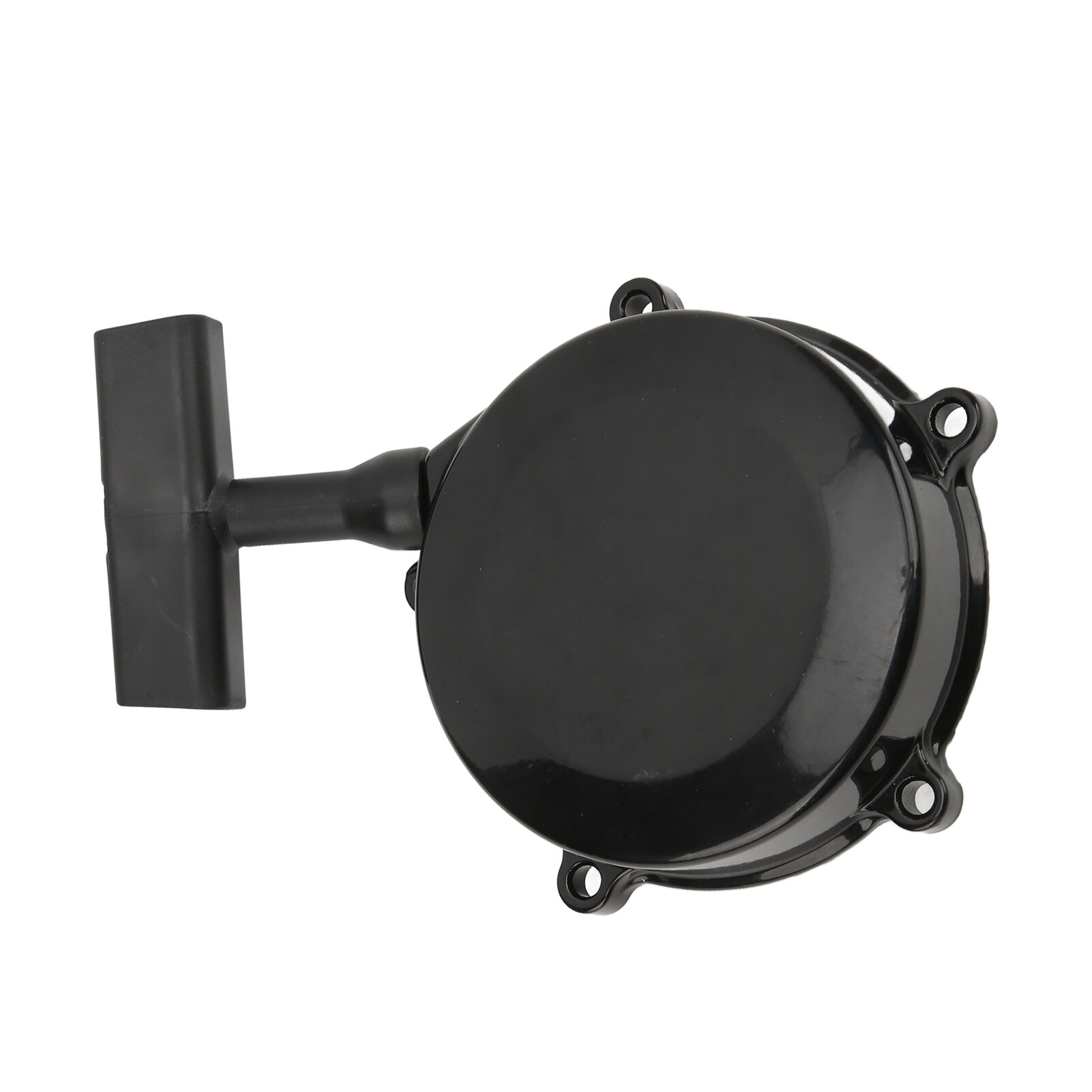 Ручной стартер Универсальный алюминиевый сплав Черный пусковой механизм двигателя в сборе для мотоцикла