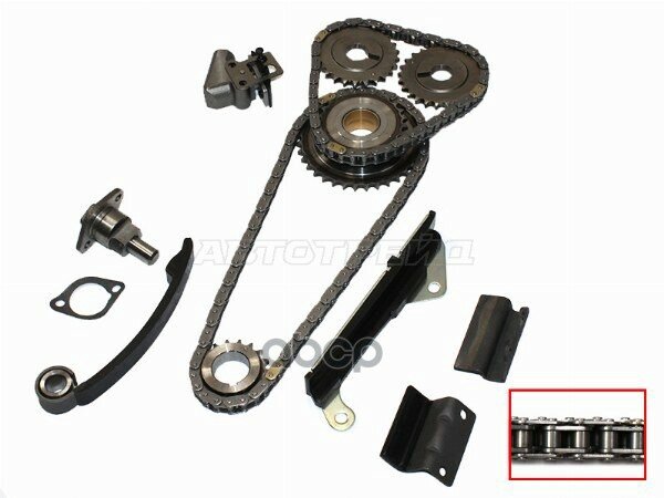 Комплект замены цепи ГРМ Nissan AD 06- / Almera 95-00 GA15DE; GA16DE Sat арт. TK-NS102-D