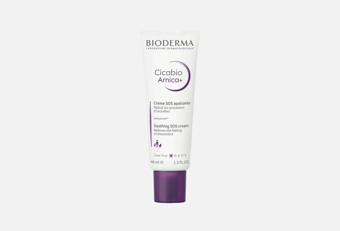 Заживляющий крем Bioderma Cicabio Arnica+, против несовершенств, против зуда, 40 мл