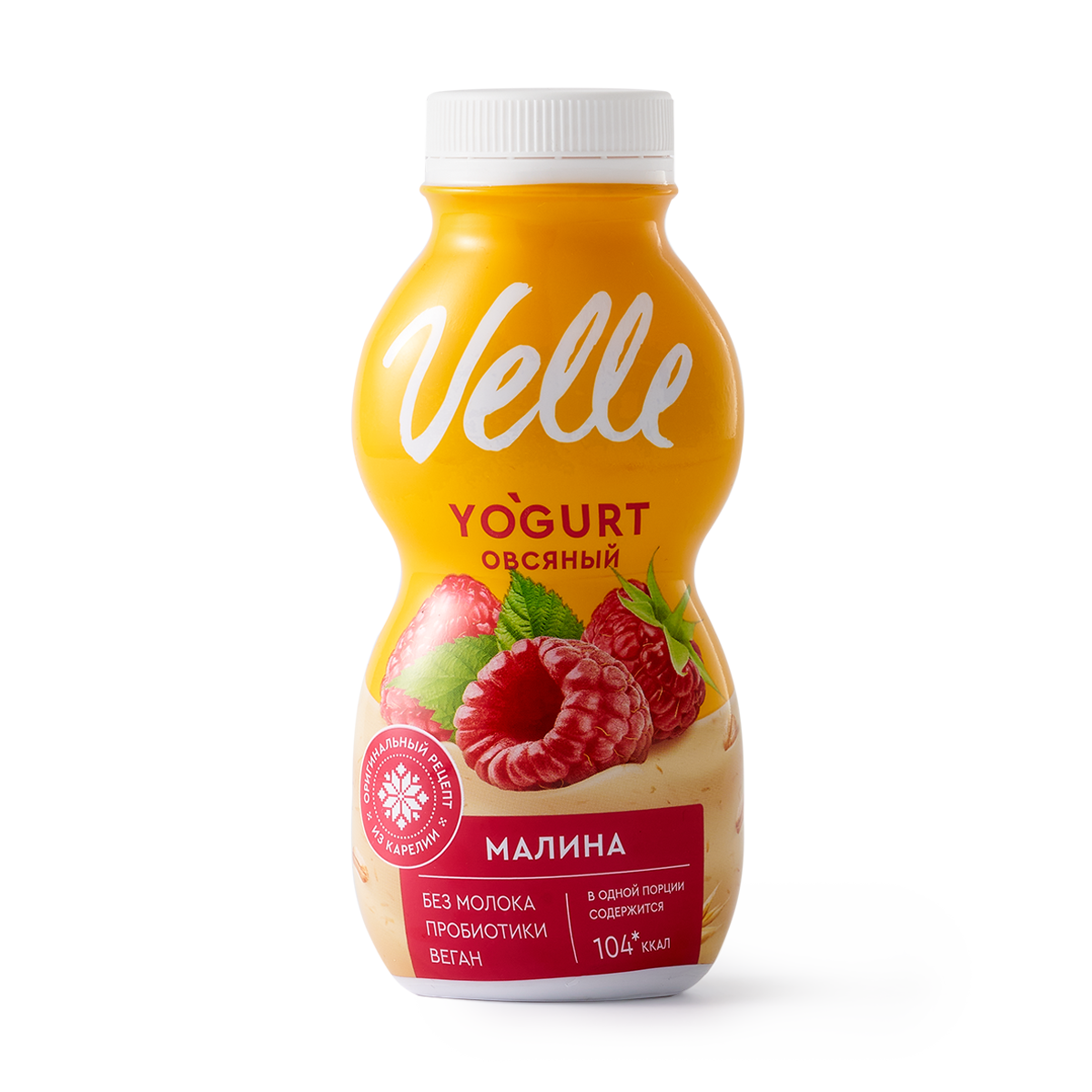 Напиток овсяный Velle Малина, из натуральных ягод, пластиковая бутылка