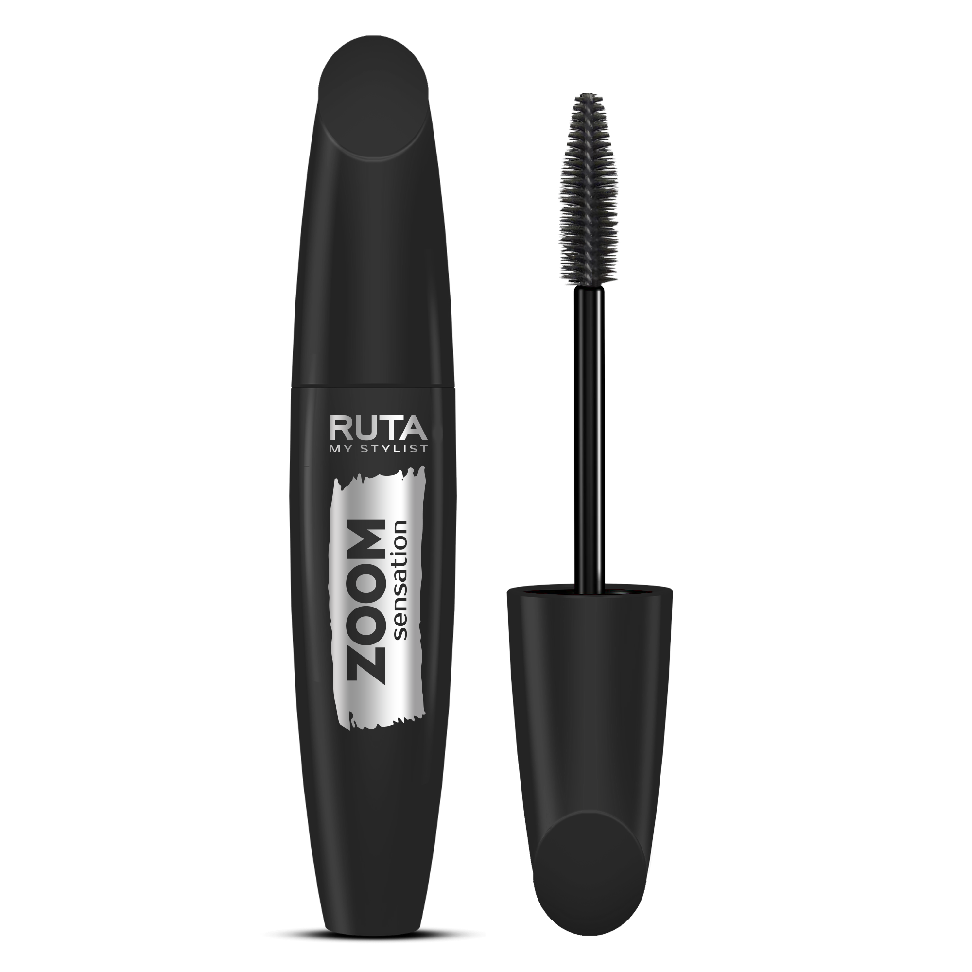 Тушь для ресниц Ruta Zoom Sensation, Роскошные длина и объем, черная, 13мл