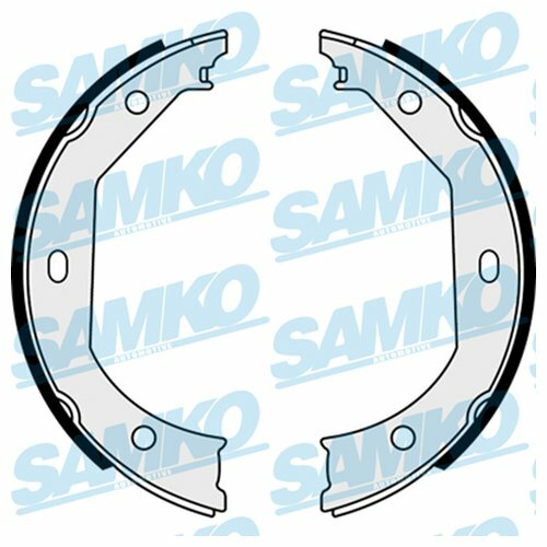 Комплект колодкок стояночного тормоза Samko 88090 для BMW 1 серия E81, E82, E87, E88, 2 серия F22, F87, 3 серия E46, E90, E91, E92