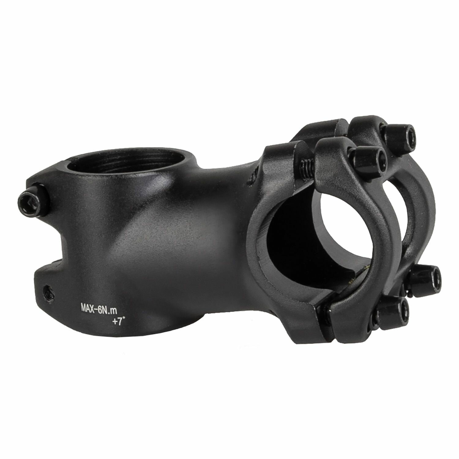 Вынос руля велосипеда M-WAVE ST-M3.3 на шток 1.1/8" (28.6мм) для руля 25.4мм, угол подъёма 7 градусов, 60мм