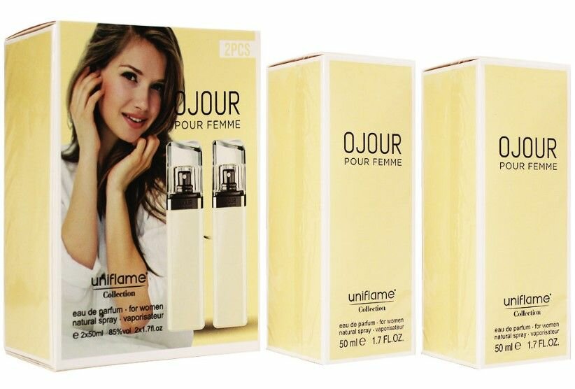 Парфюмерная вода Uniflame Ojour Pour Femme женская 2х50 мл