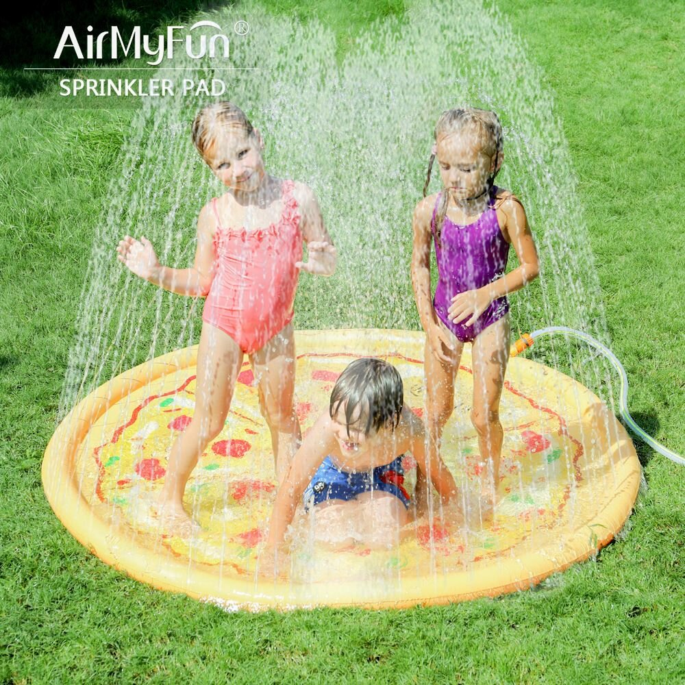 Бассейн детский фонтанчик, площадка для брызг детская для дома и дачи, игровой центр с бассейном для игр на открытом воздухе, диаметр 170 см