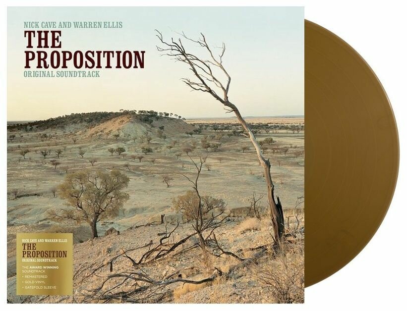 Nick Cave And Warren Ellis. The Proposition (Original Soundtrack) (LP Limited Edition/Gold Vinyl/Виниловая пластинка)