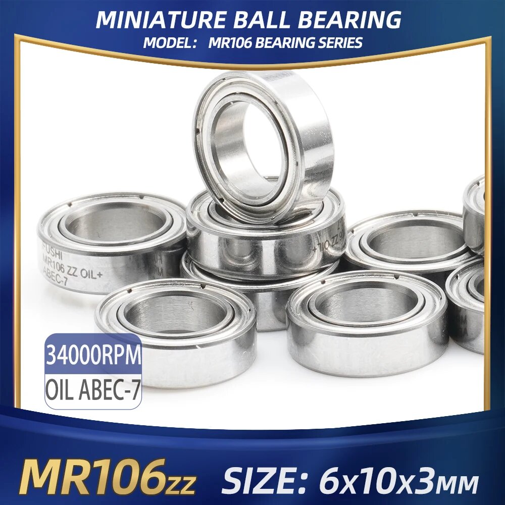 Подшипник MR106zz 6x10x3 мм, ABEC-7, OIL