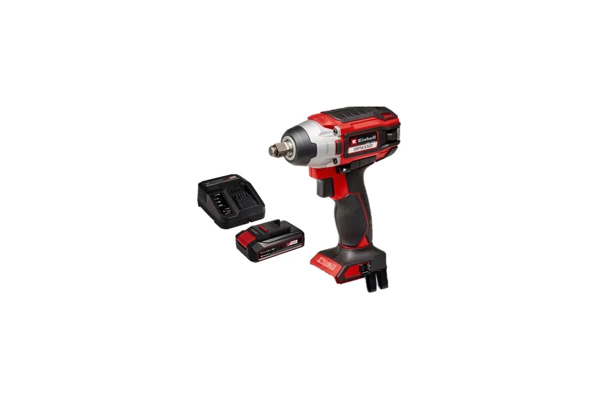Гайковерт ударный акк. Einhell PXC Impaxxo 18/230, 18В, BL,230Нм + 1 акк.2.5 Ач + ЗУ 3А
