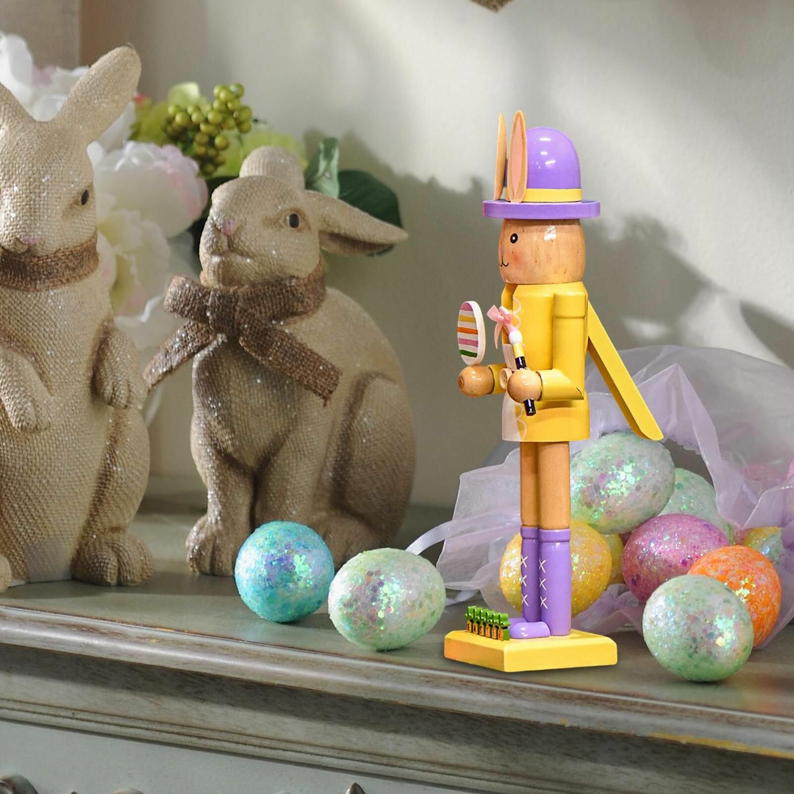 Пасхальная Щелкунчика, фигура за кролика, фигура , Статуэтка