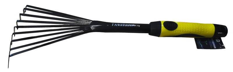 Грабли веерные Гардения 9 зубьев для уборки листвы и мусора