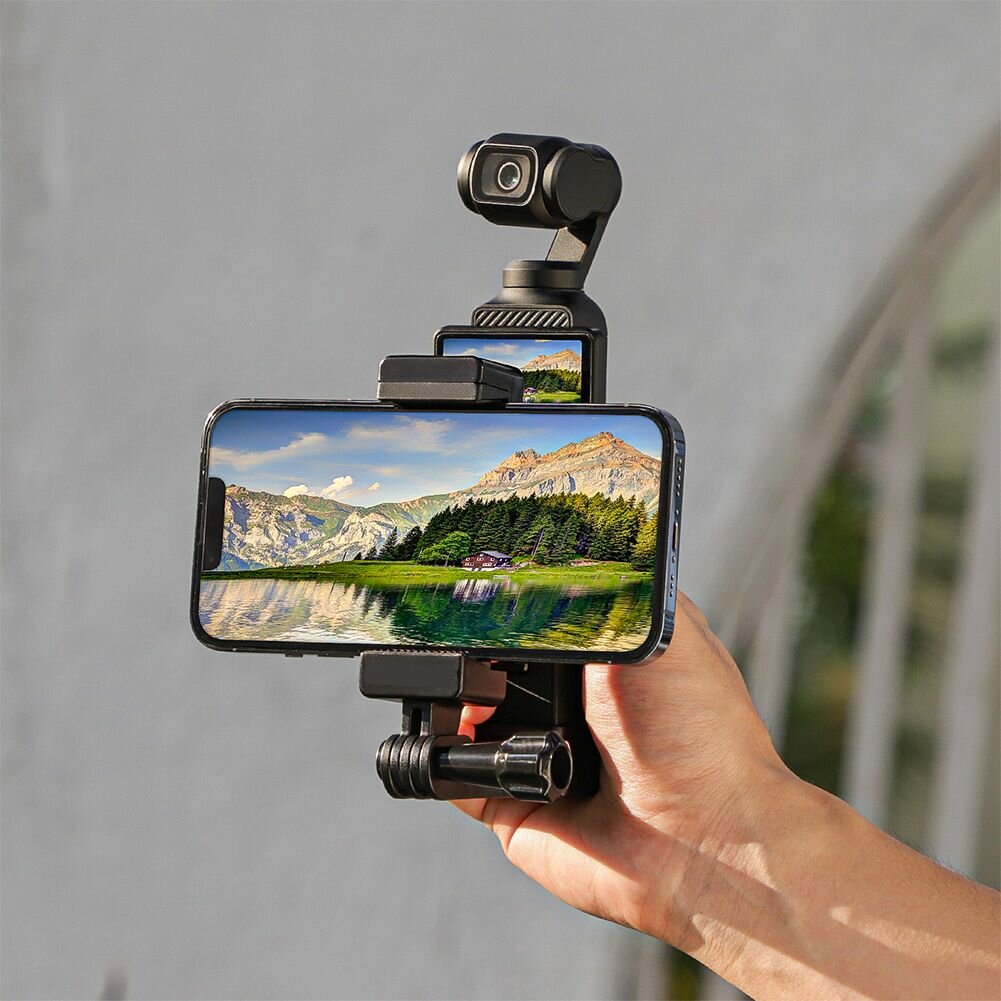 Передний держатель телефона с зажимом для портативной съемки DJI Osmo Pocket 3