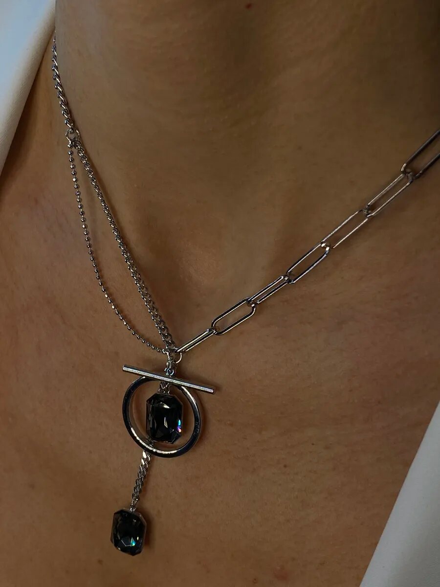 Колье, кристалл