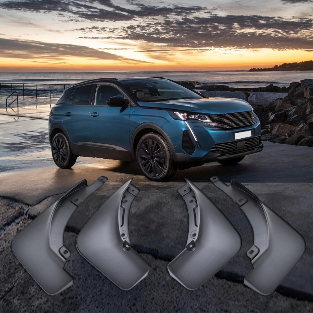 Брызговики для Peugeot 3008 GT, автомобильные аксессуары, защитные накладки на переднюю и заднюю щитки, защита от брызг, Стайлинг 2021 2022 2023