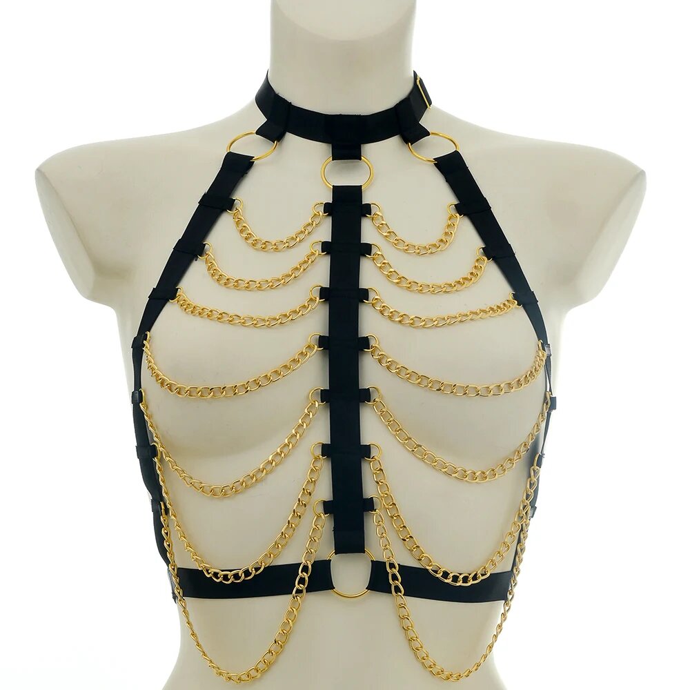 Красный регулируемый корсет JLX.HARNESS O0908