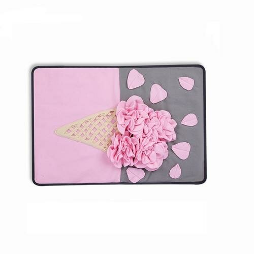 55cm x 80cm Домашние животные обонятельные матрасы собачьи подушки интерактивная еда IQ игрушки собаки кормление носа одеяло игра собака кошка собака игрушка