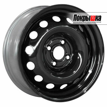 Диски штампованные ТЗСК Daewoo Nexia 5.5х14/4х100 D56.6 ET49.0, Черный