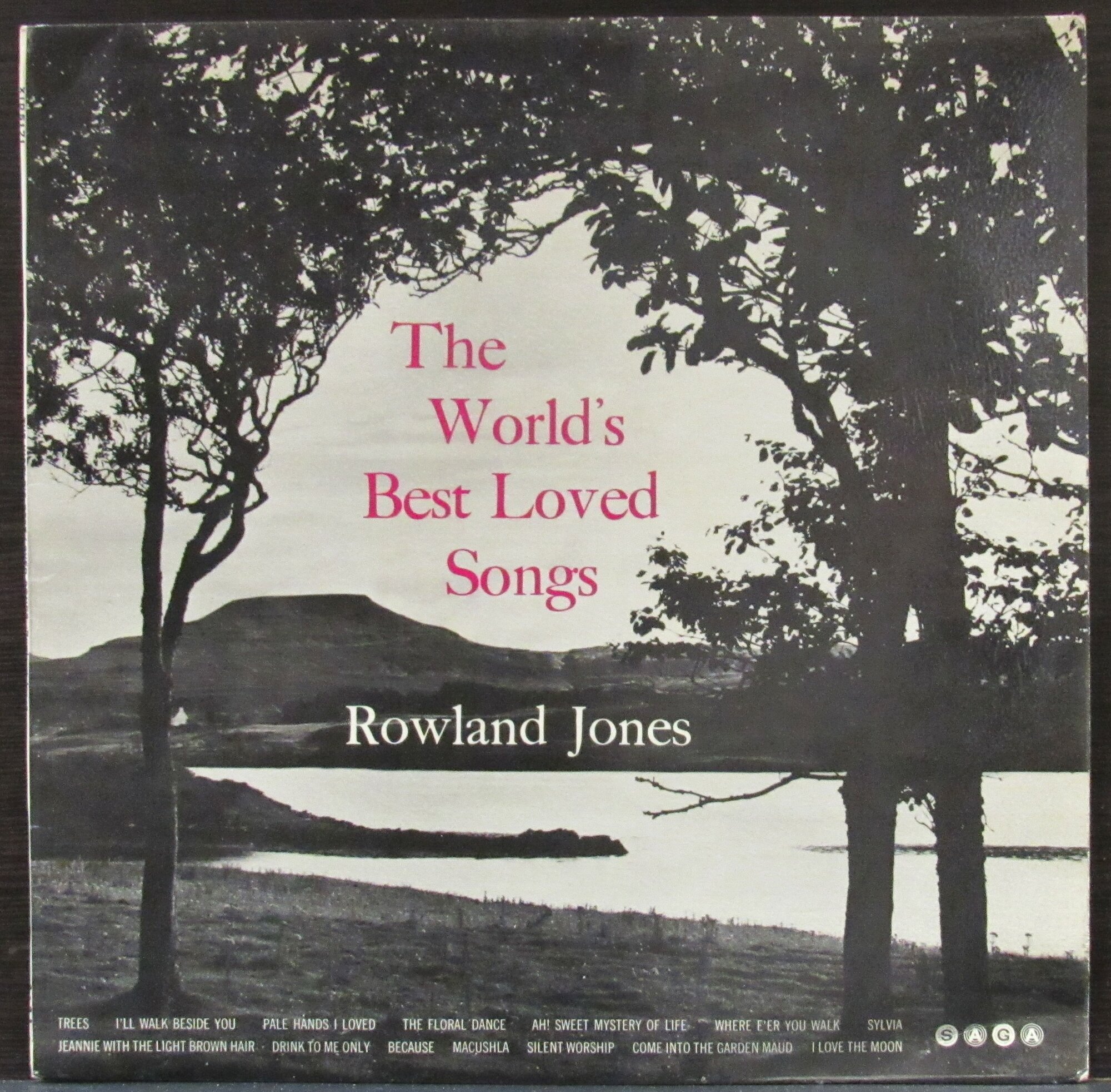 Jones Rowland "Виниловая пластинка Jones Rowland World's Best Loved Songs"