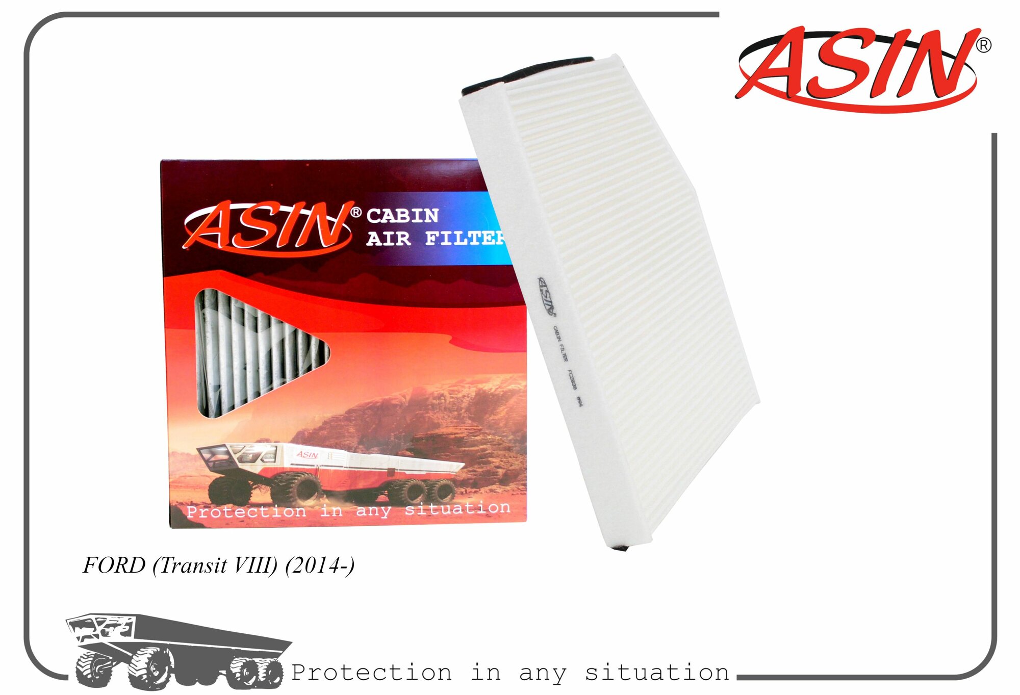 Фильтр салонный для Форд Транзит 8 ASIN. FC2838 ASIN
