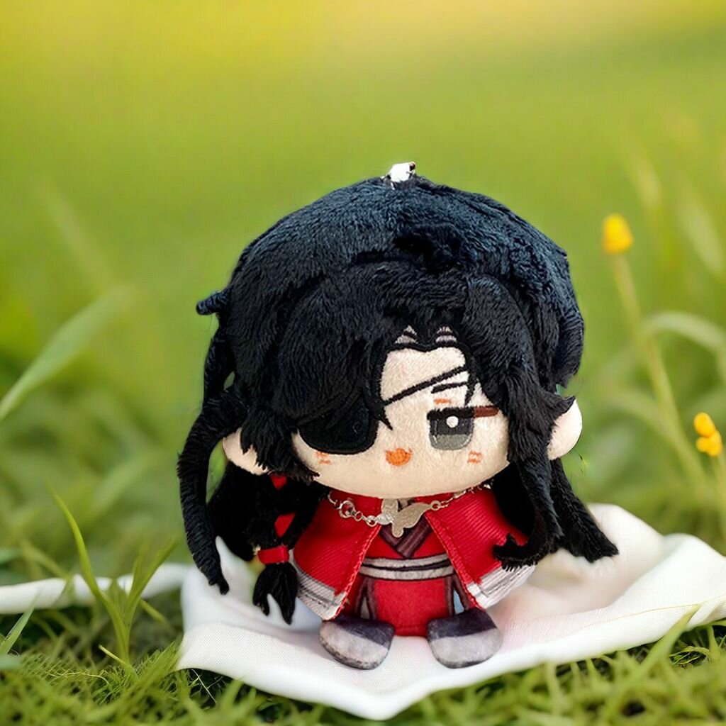 Аниме Мягкие Игрушки Благословение небожителей Хуа Чэн / Heaven Official Blessing Tian Guan Ci Fu Hua Cheng Плюшевая Кукла Игрушка 12CM Тянь Гуань Цы Фу 12 см