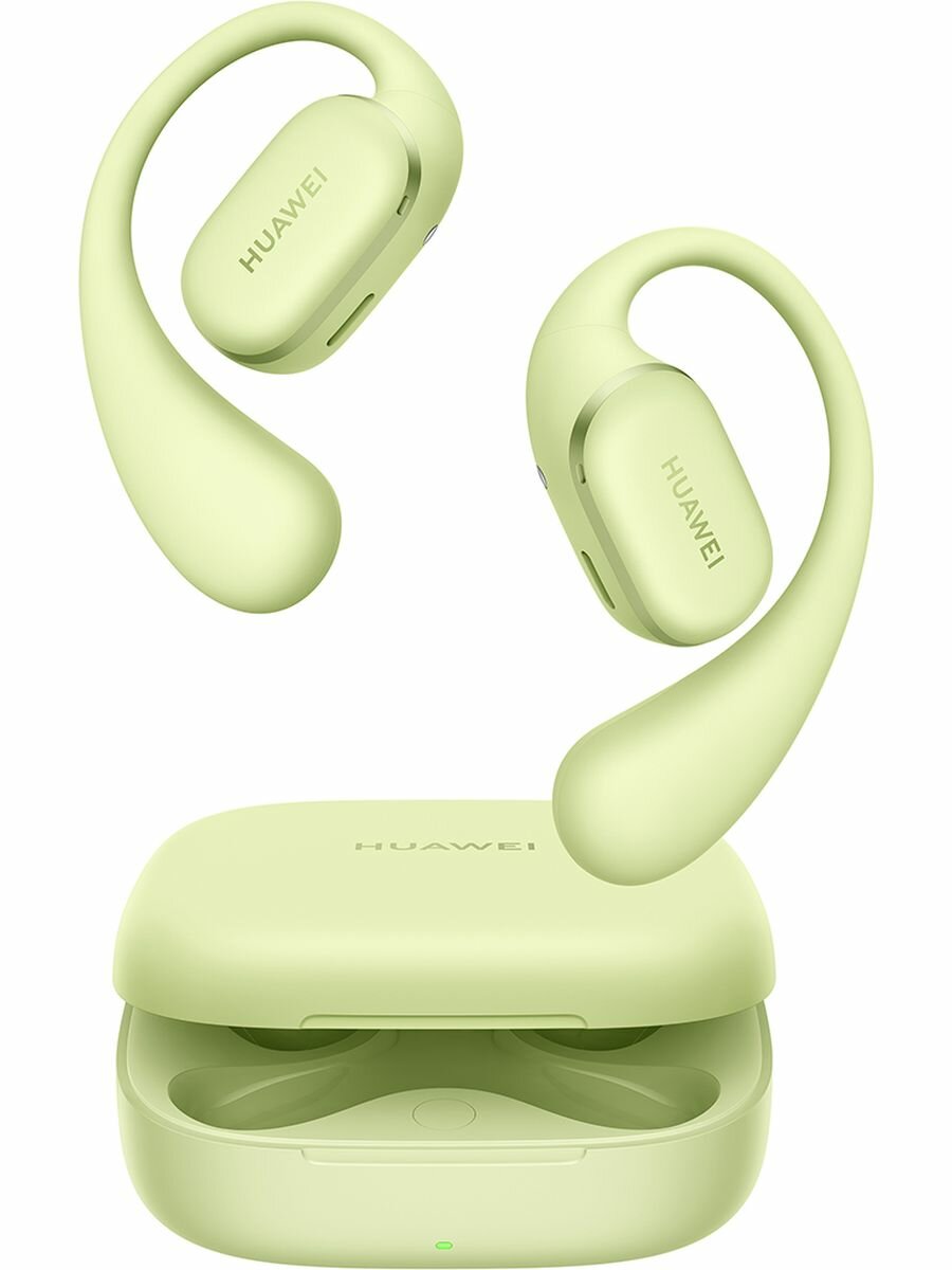 Наушники Huawei FreeArc, накладные, шумоподавление, Bluetooth 5.2, зелёные