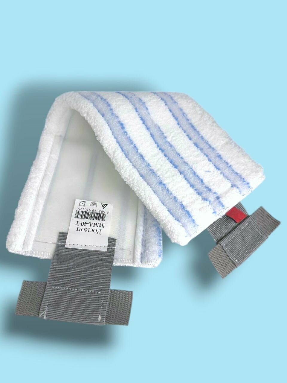 Моп с полосами скольжения (микрофибра), T-образное, ультраспид 40*11 см, арт. MMA-40-T, РосМоп