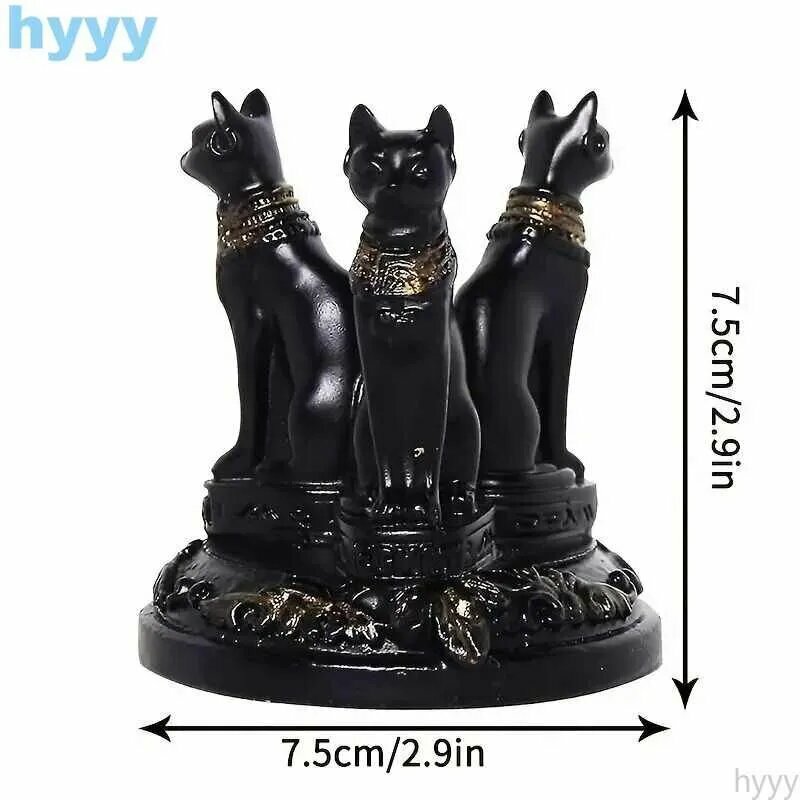 Статуя Богини Кошки Бастет Подставка для хрустального шараhyyy