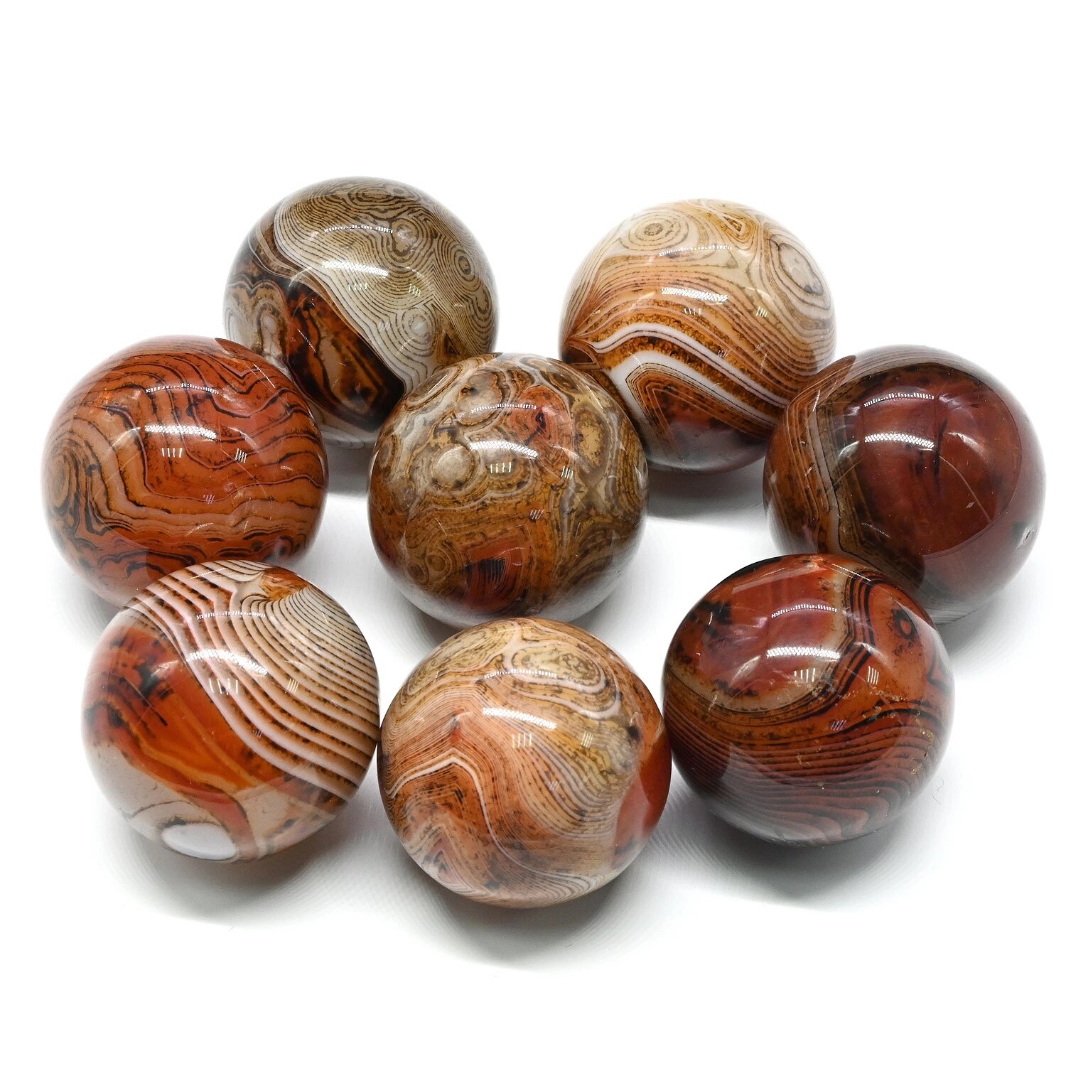 Шарик из агата, диаметр 33-34мм .